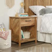 China Solid Wood Nightstand with Storage Drawer Custom Size Sofa Side End Table Bedside Table for sale