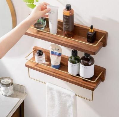 Cina Moderni e eleganti scaffali a parete Mobili da deposito appesi In metallo In legno in vendita
