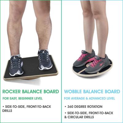 Cina Tavola di bilanciamento in legno professionale per allenamento delle gambe in vendita