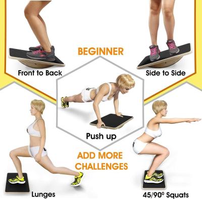 Cina Tavola di bilanciamento in legno professionale per allenamento delle gambe in vendita