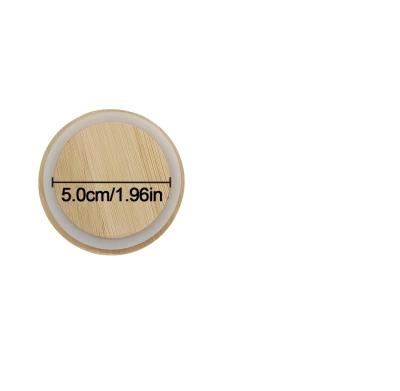 China 8 Pack Silicone Sealing Rings with Custom Size Colorful Boho Patterns and Bamboo Lids for sale