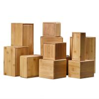 China Material Structure Solid Wood Handmade Rectangle Knick Knacks Jewelry Bamboo Gift Box for sale