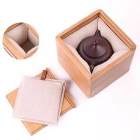 China Material Structure Solid Wood Handmade Rectangle Knick Knacks Jewelry Bamboo Gift Box for sale