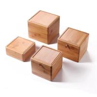 China Material Structure Solid Wood Handmade Rectangle Knick Knacks Jewelry Bamboo Gift Box for sale