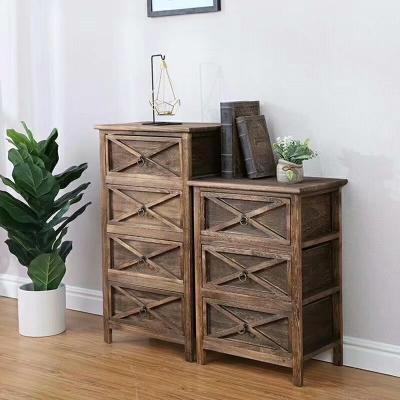 Cina Moderno stile francese Tallboy cassetto con 4 cassetti Logo personalizzato accettato in vendita