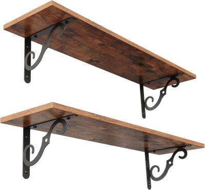 Cina Popolare Disegno Colorato Custom Set Di 2 Mensole Flotanti In Legno Per Le necessità Domestiche in vendita