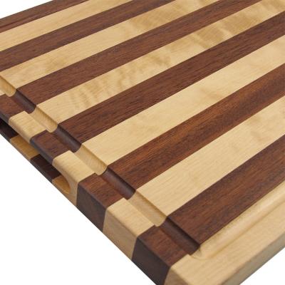 Cina Dispositivi da cucina a misura personalizzata Tavolo da taglio in legno massello multifunzionale con maniglia in vendita