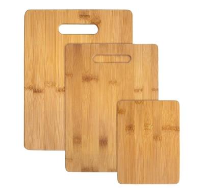 China Extra Large Bamboo 3-Piece Cutting Board for Custom Size and Silk-Screen Printing for sale