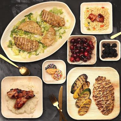 中国 食品飲料製造 単品天然パーム葉のプレート 6' 8