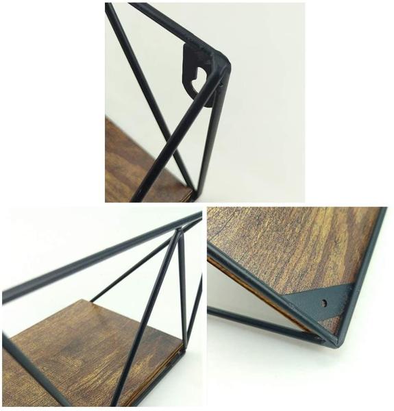 Adjustable Floating Wall Shelves Set of 2 for Bedroom Bathroom Living Room Kitchen and Office Space-Saving Design
