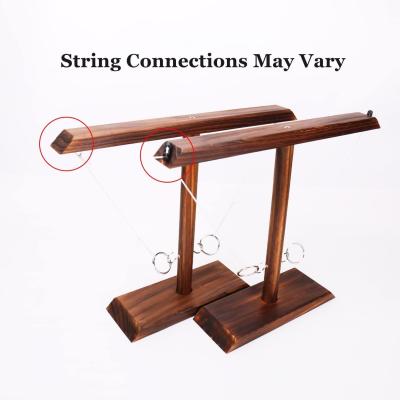 China Developmental Game Solid Wooden Ring Hook Toss Game for Bar Age Range 8 to 13 Years for sale
