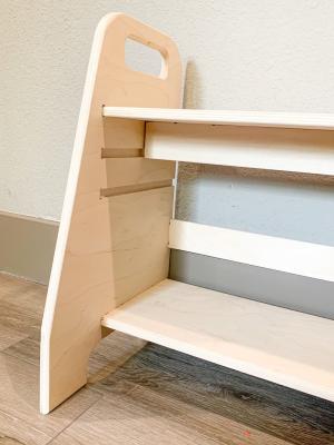 Cina Mobili in legno Montessori staccabili per bambini Panca per scarpe in soggiorno Sala giochi in vendita