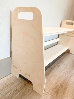 Cina Mobili in legno Montessori staccabili per bambini Panca per scarpe in soggiorno Sala giochi in vendita