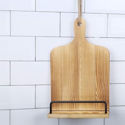 China Effortlessly Read Your Recipes with this Rustic Wood Recipe Book Holder Adjustable for sale