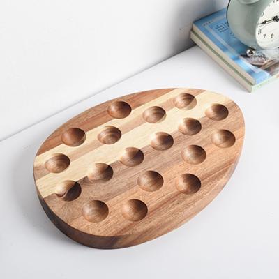 Cina Attrezzi per l'impressione su tela di seta di uova vassoio di uova di legno per la cucina e il rifornimento in frigorifero in vendita