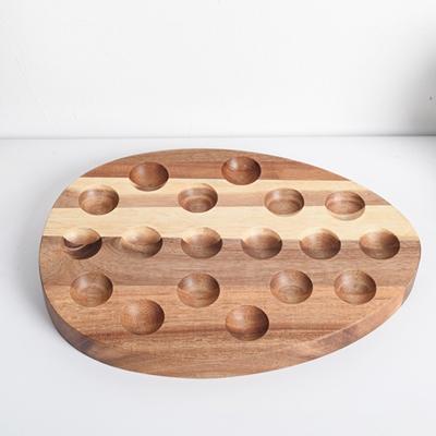 Cina Attrezzi per l'impressione su tela di seta di uova vassoio di uova di legno per la cucina e il rifornimento in frigorifero in vendita