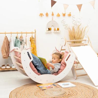 Cina Imballaggio postale Y Sala giochi Gym Climber Legno naturale Arco di arrampicata per bambini giocattolo di apprendimento in vendita