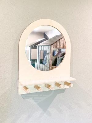 Cina Mensola Montessori Specchio bambino per bambini Ingresso e cura del corpo in bagno di casa hotel in vendita