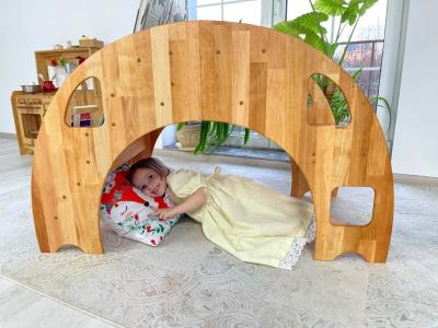 Cina Regali di Natale Libraio Montessori ecologico Mensola per 202406 Bambini Sedile da tavolo in legno in vendita