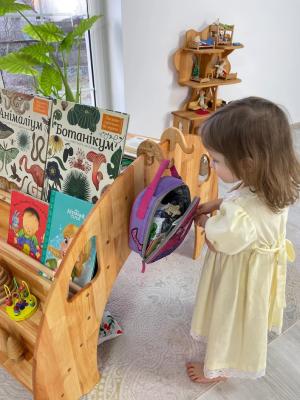 Cina Regali di Natale Libraio Montessori ecologico Mensola per 202406 Bambini Sedile da tavolo in legno in vendita