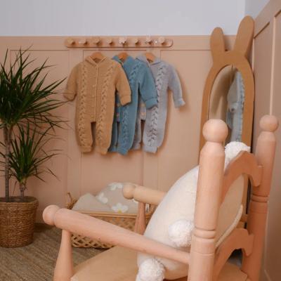 Cina Disegno rustico Specchio decorativo in legno per il salotto Montessori per bambini in vendita