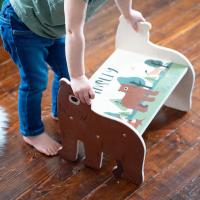 China Free Sample Modern Design Easter Gift Children Bear Step Stool for Kids for sale