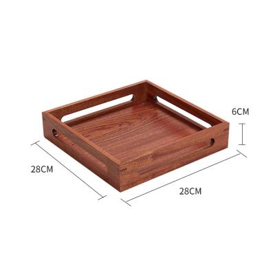 China Multifunktioneel Hout Brood Vruchten Planten Berging Kist Voedsel Brood Display Box 20x20x30cm Te koop