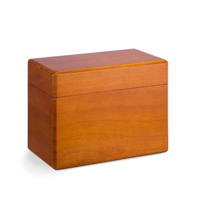 China Convenient 250 Recipe Card Storage in Pine Wood Kitchen Recipe Box 6.9