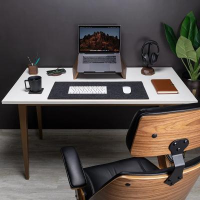 China Free Sample Charge Laptop Wood Stand Double Tiers Computer Holder for Computer Monitor for sale