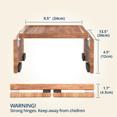 China Double Tier Armrest Tray for Couch Sofa Chair Keep Your Items Within Arm's Reach for sale