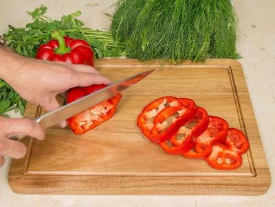 China Houten hakplank voor het hele seizoen Keuken Voedsel en plantaardige olie Gewone kleur Te koop