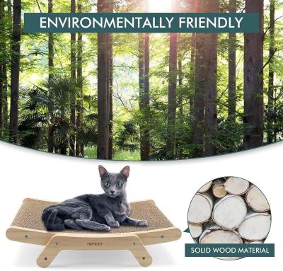 China Lieblings 5-in-1 Katzenkratzer für Hauskatzen mit massivem Holzrahmen und individuellem Logo zu verkaufen