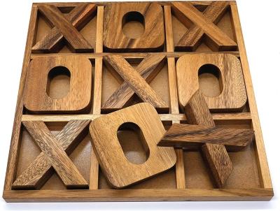 China Wooden XOXO Family Board Game for Women Perfect Travel or Backyard Entertainment for sale