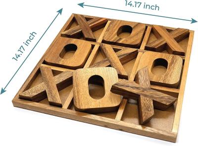 China Wooden XOXO Family Board Game for Women Perfect Travel or Backyard Entertainment for sale