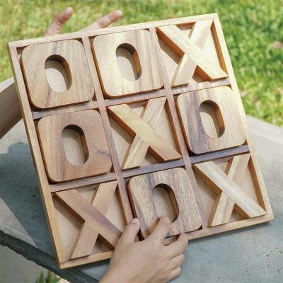 China Wooden XOXO Family Board Game for Women Perfect Travel or Backyard Entertainment for sale