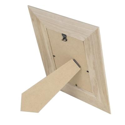 China Desktop Natural Wooden Photo Frame with Timeless Design 8.2 x 0.6 x 10.6 inches for sale