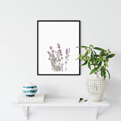 China Green Botanical Plant Wall Art Set of 4/6 Plant Wood Wall Decor Pictures 8"x10" Iron for sale