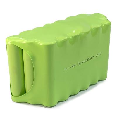 China 24v NiMH Battery Pack 850mah AAA Rechargeable Battery Pack for sale