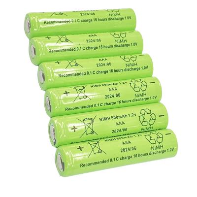 中国 カスタマイズされた AAA NiMH バッテリー パック 低自己放電 1.2V 1100mAh 販売のため