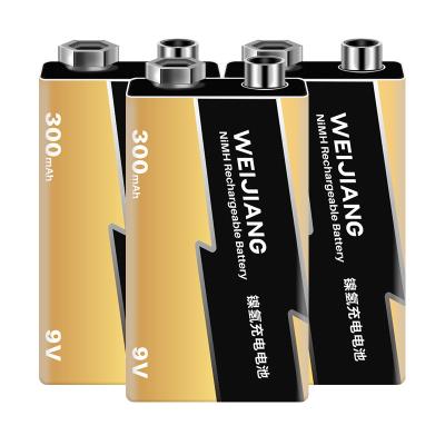 Cina Fabbricante 9V 300mAh Quadrati Nickel Metal Hydride Batterie AA OEM in vendita