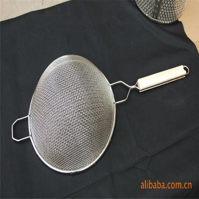 China stainless steel 316 35cm reinforce mesh strainer for sale