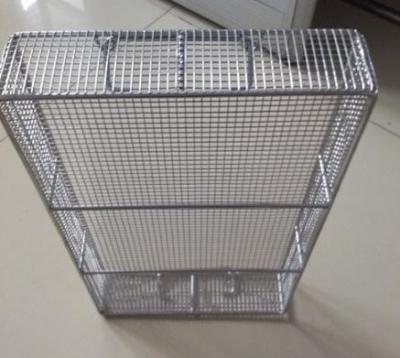 China Customized medical instrument cleaning stainless steel wire basket for sale