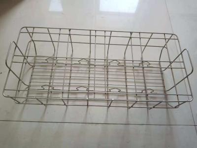China supermarket stacking wire basket, collapsible wire display basket for sale