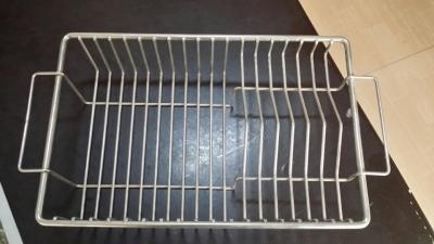 China supermarket stacking wire basket, collapsible wire display basket for sale