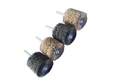 Cina 50mm Silicon Carbide Filament Mounted Nylon Cylinder Brush​ With 10mm Shank in vendita