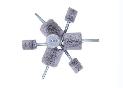 Cina 50mm Silicon Carbide Filament Mounted Nylon Cylinder Brush​ With 10mm Shank in vendita