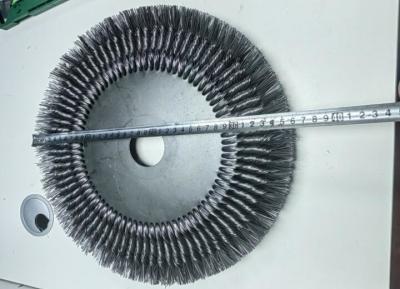 Cina Knot Wire Wheel Brush 350mm Carbon Steel 0.8mm Wire in vendita