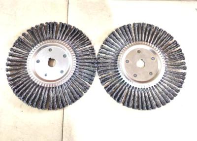 Cina Industrial Supplier 80 Knot 350mm OD Steel Knotted Pipe End Deburring Brush in vendita
