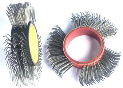 Cina 23mm Width Stainless Steel Bristle Blasting Belt for Monti or Mbx Machine in vendita