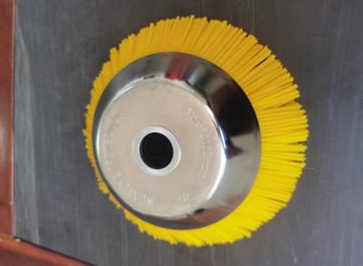 Cina Yellow Bristle Brushcutter Head 8 Inch Nylon Weed Brush , Road Sweeper Brushes in vendita